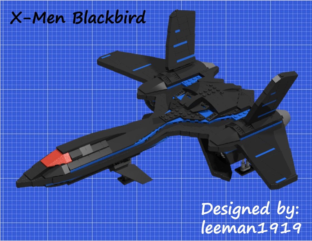 LEGO MOC X-Men Blackbird (X-Jet) by leeman1919 | Rebrickable - Build ...