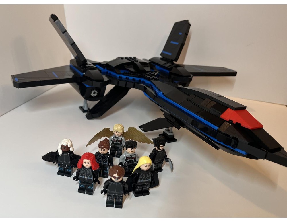 LEGO MOC X-Men Blackbird (X-Jet) by leeman1919 | Rebrickable - Build ...