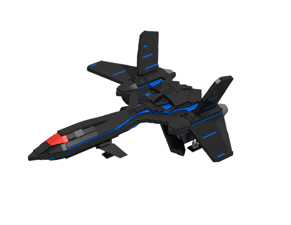 LEGO MOC X-Men Blackbird (X-Jet) by leeman1919 | Rebrickable - Build ...