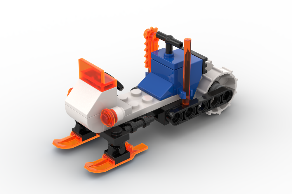 LEGO MOC Ice Planet xo23 Skimobile by JensR | Rebrickable - Build with LEGO