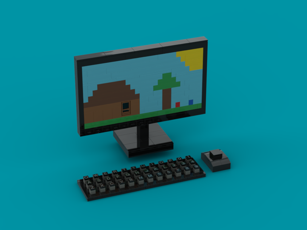 LEGO MOC The Computer by fartemyi | Rebrickable - Build with LEGO