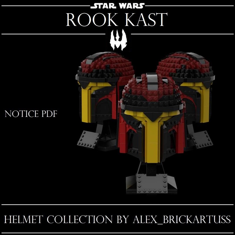 LEGO MOC Helmet Rook Kast by Alex_BricKartuss | Rebrickable - Build ...