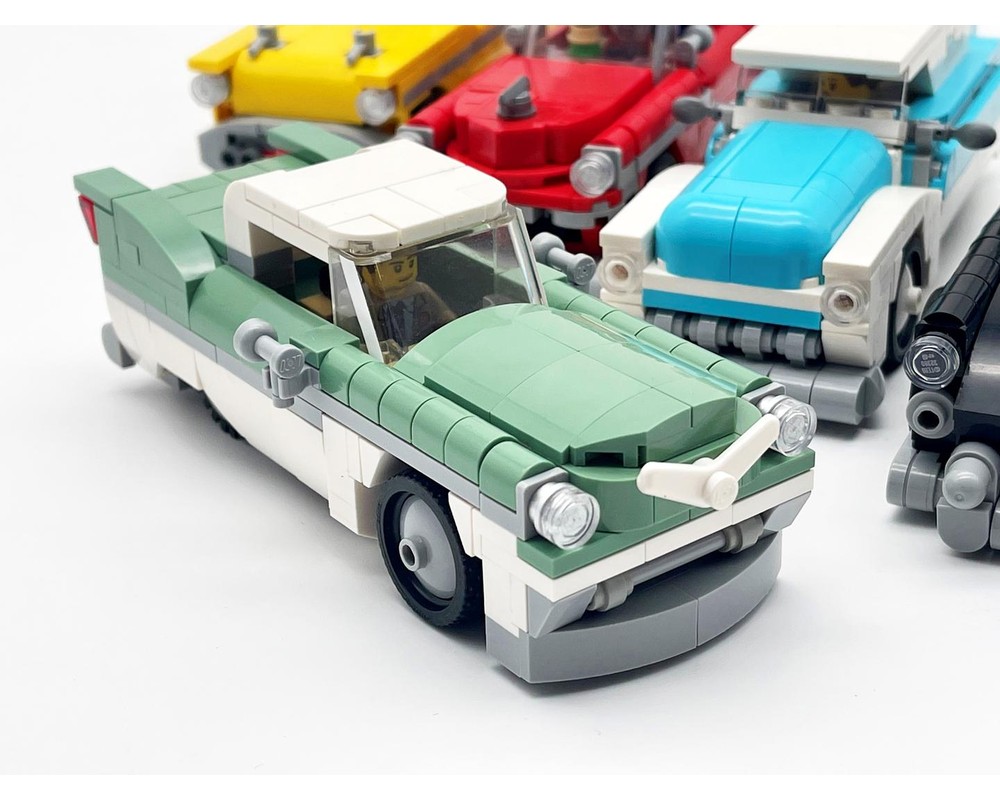 Lego Moc 50s Classics Vehicle Pack By Ibrickeditup Rebrickable