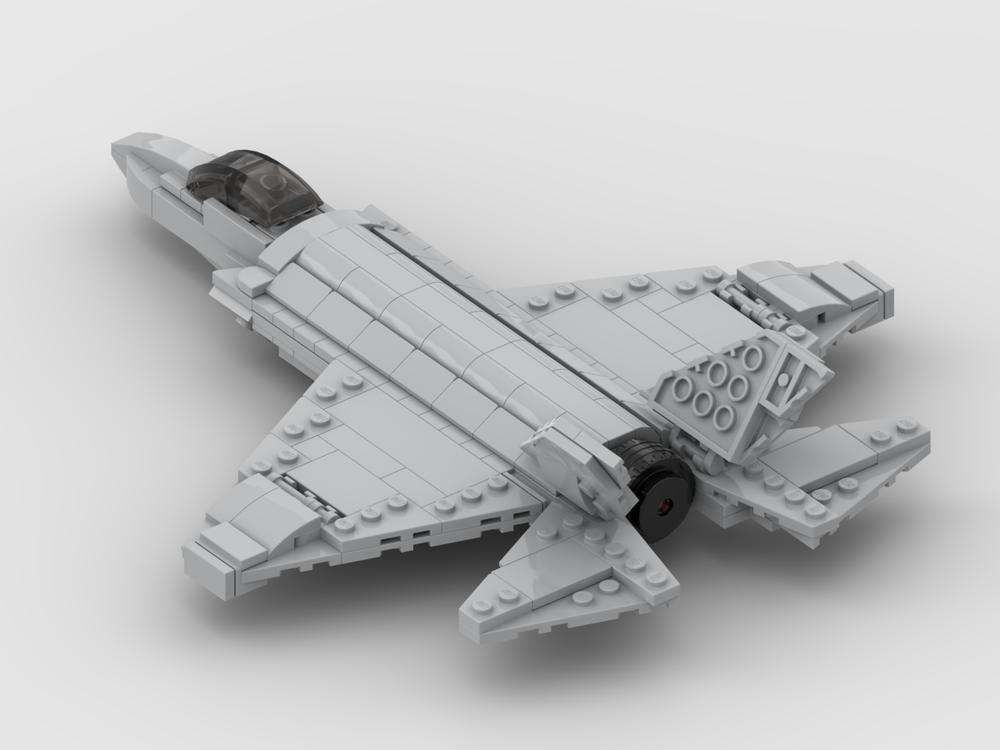 Lego Moc F 35c Lightning Ii Mini Scale By Brickosaurus Rebrickable