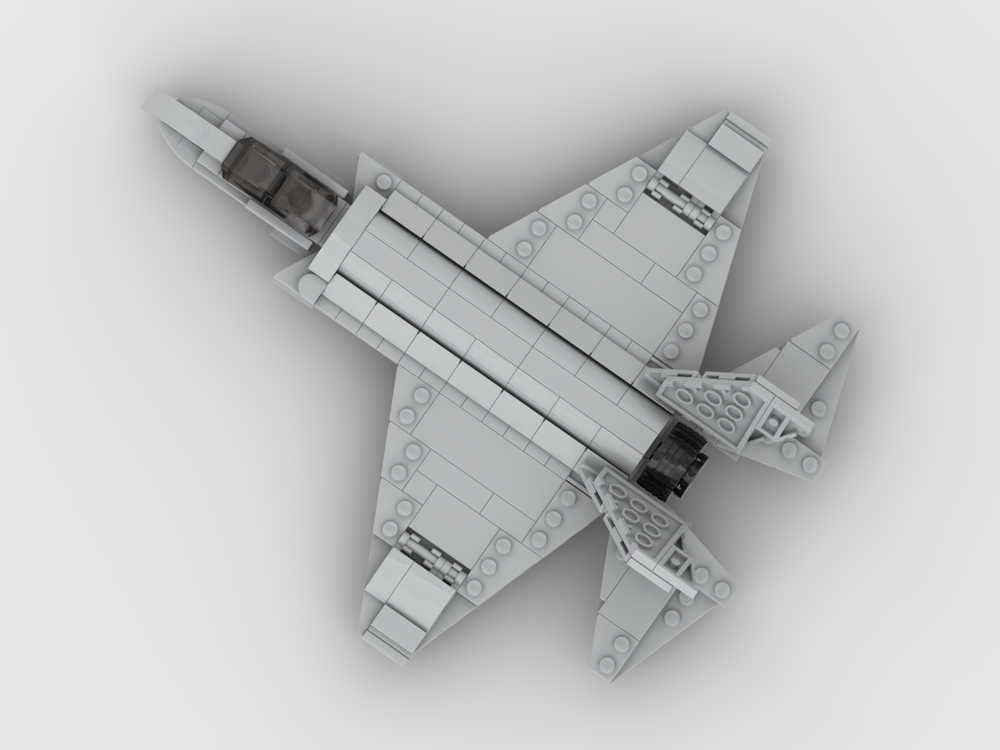 Lego Moc F 35c Lightning Ii Mini Scale By Brickosaurus Rebrickable