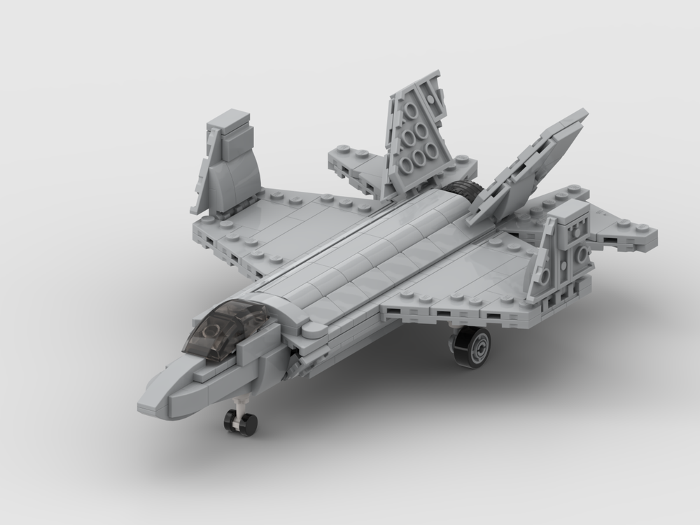 Lego Moc F 35c Lightning Ii Mini Scale By Brickosaurus Rebrickable