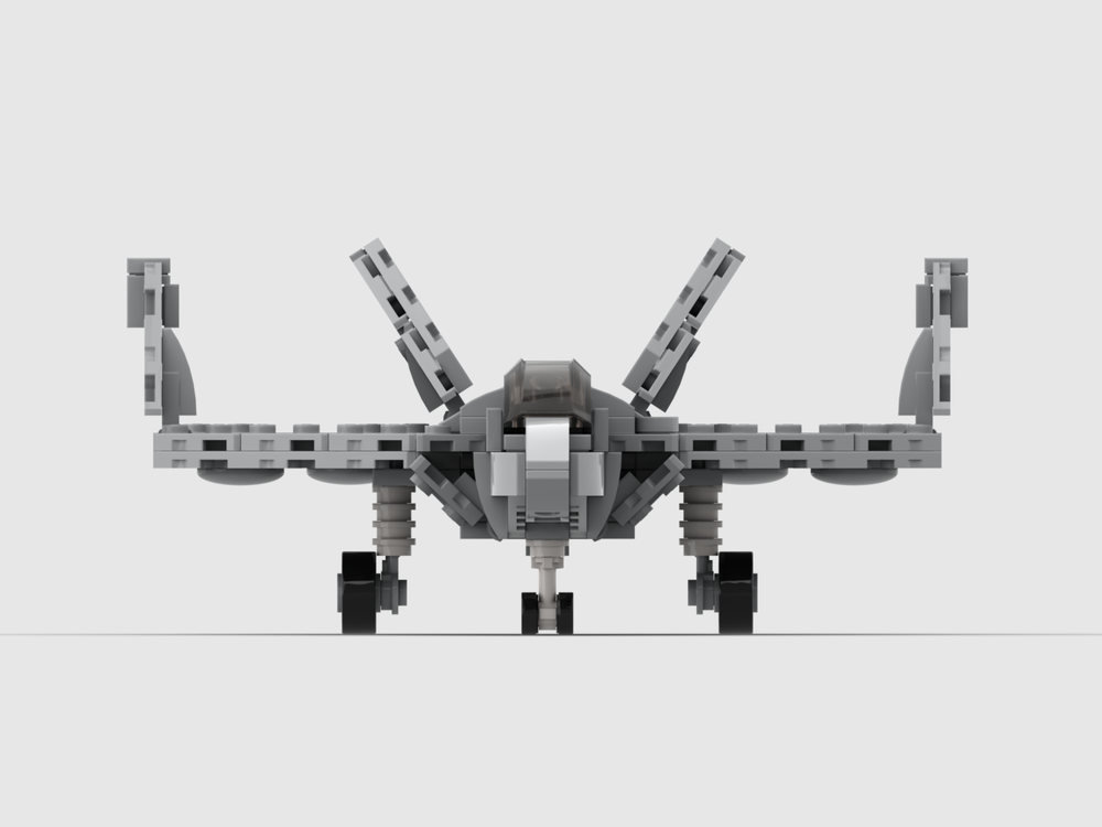 Lego Moc F 35c Lightning Ii Mini Scale By Brickosaurus Rebrickable