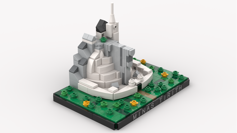 LEGO MOC Minas Tirith by legoalfactotum | Rebrickable - Build with LEGO