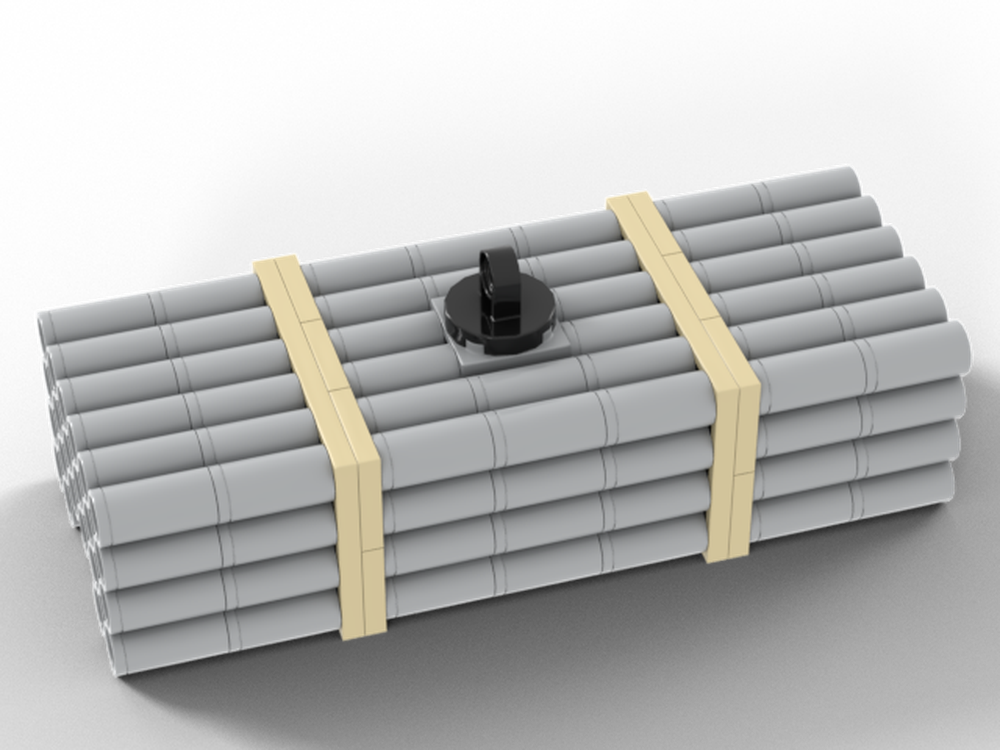 LEGO MOC Tube bundle as load for SSyms by DJP760 | Rebrickable - Build ...