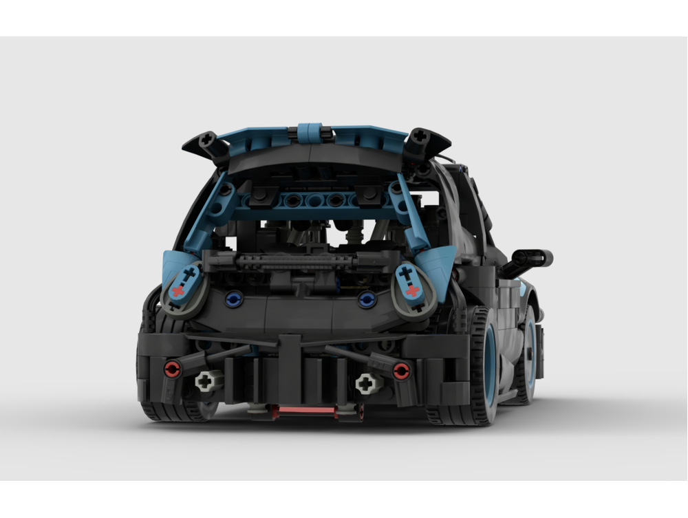 Lego Moc 42162 Abarth Agile Blue By Mirrorbricks Rebrickable Build