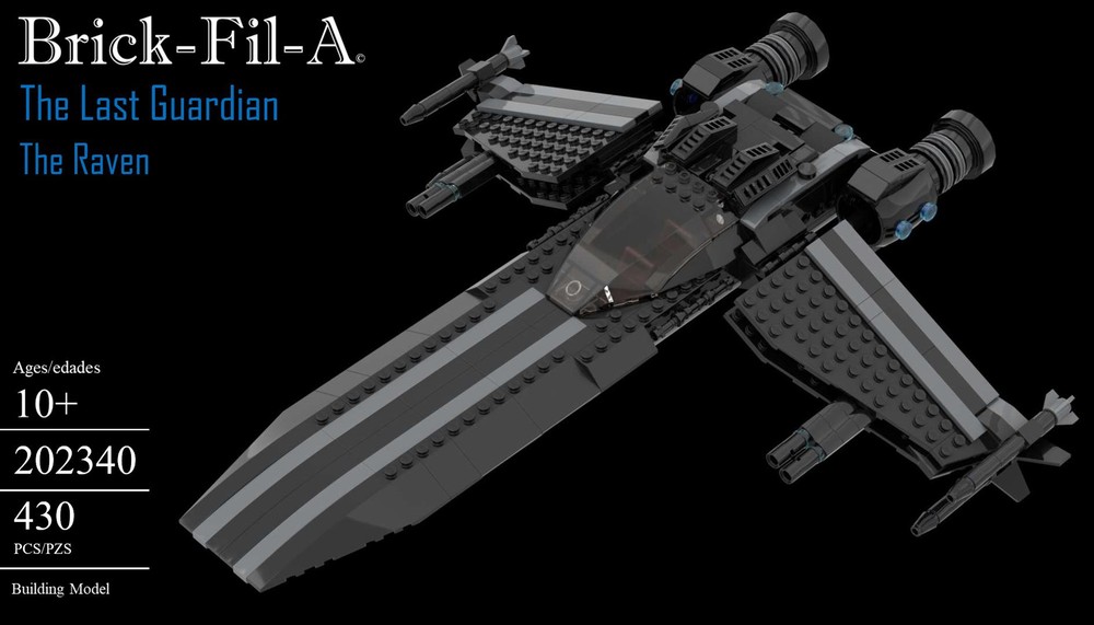 LEGO MOC The Raven by Brick-Fil-A-Builds | Rebrickable - Build with LEGO