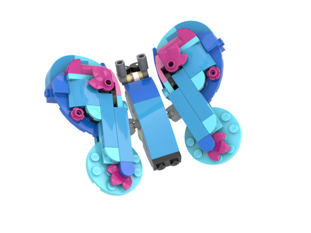 Lego Moc Butterfly Flower Stand 31136 Alternative Build By Gladubid