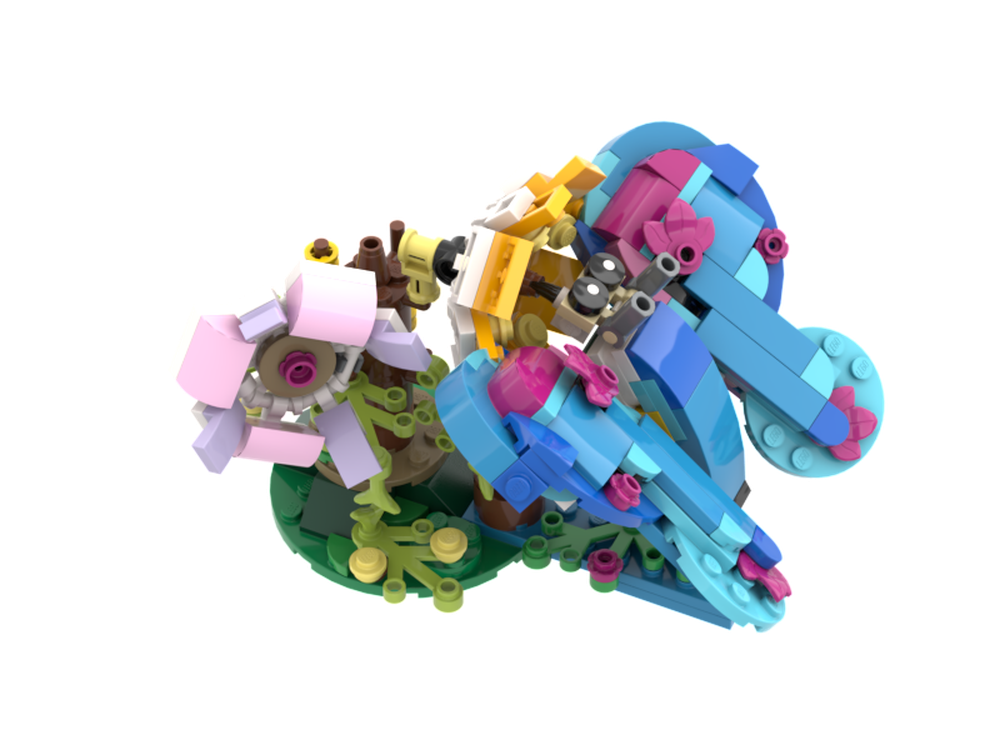 LEGO MOC-150791 BUTTERFLY + Flower Stand (31136 Alternative Build) by ...