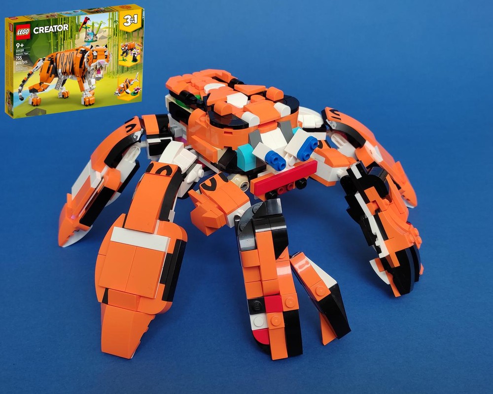 LEGO MOC 31129 Tiger Tank Mech by DS3D | Rebrickable - Build with LEGO