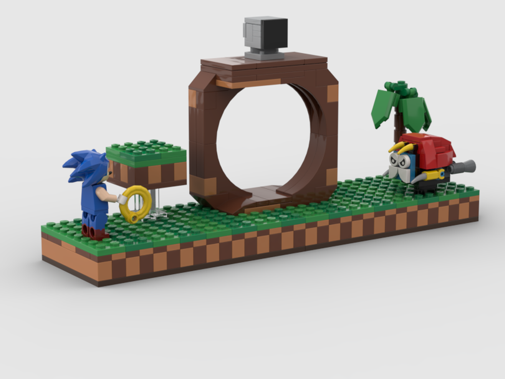 LEGO MOC Sonic the Hedgehog: Green hill zone by bloooop | Rebrickable ...