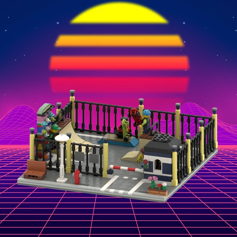 LEGO MOC Car Park / Skate Park by Curraheetom | Rebrickable - Build ...