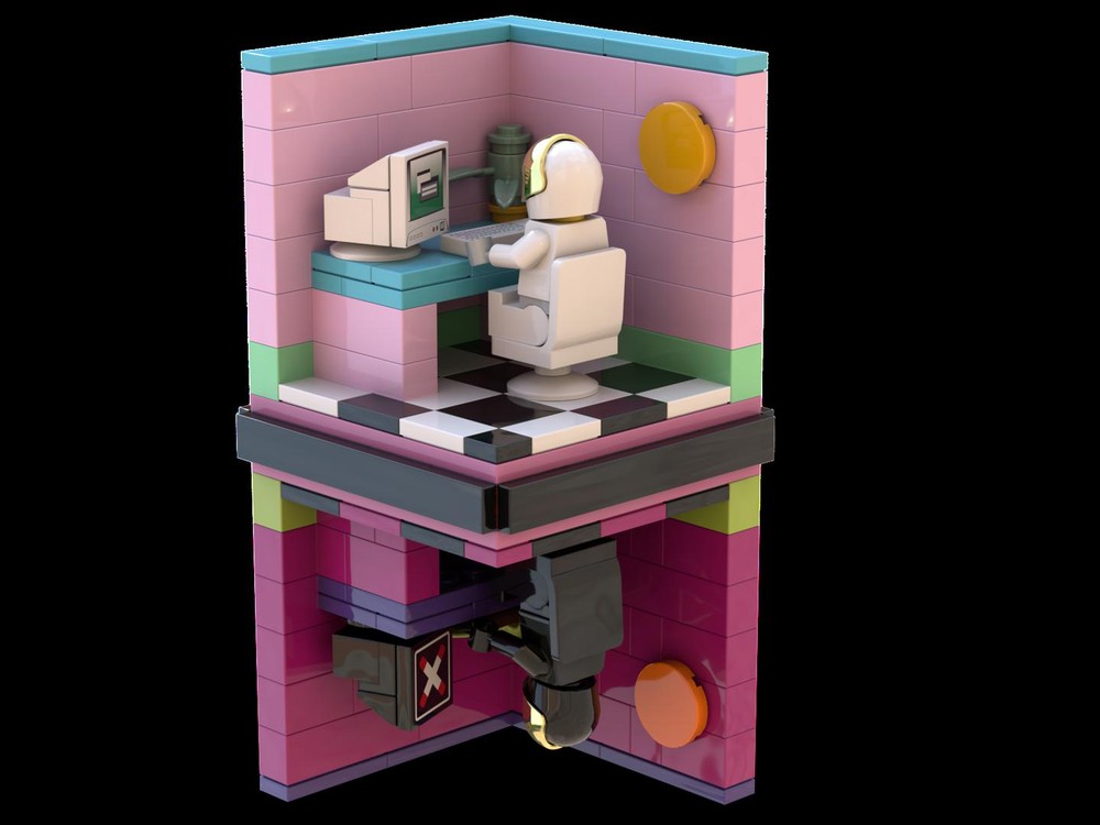 LEGO MOC Transcendent Cubicles by swingline | Rebrickable - Build with LEGO