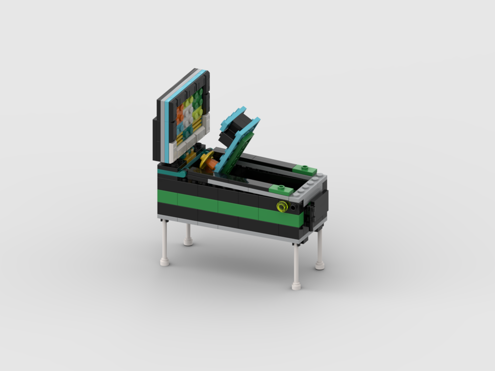 Lego Moc 11022 Set Pinball Machine By Denzed Rebrickable Build