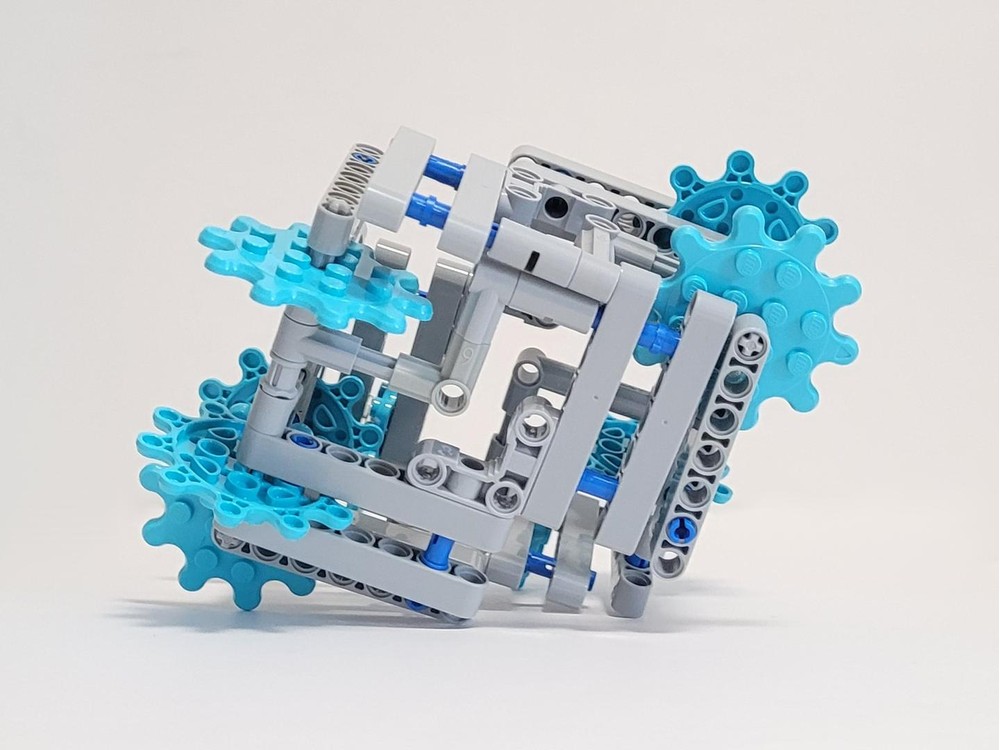 LEGO MOC Geared cube net by jemunoz0 | Rebrickable - Build with LEGO
