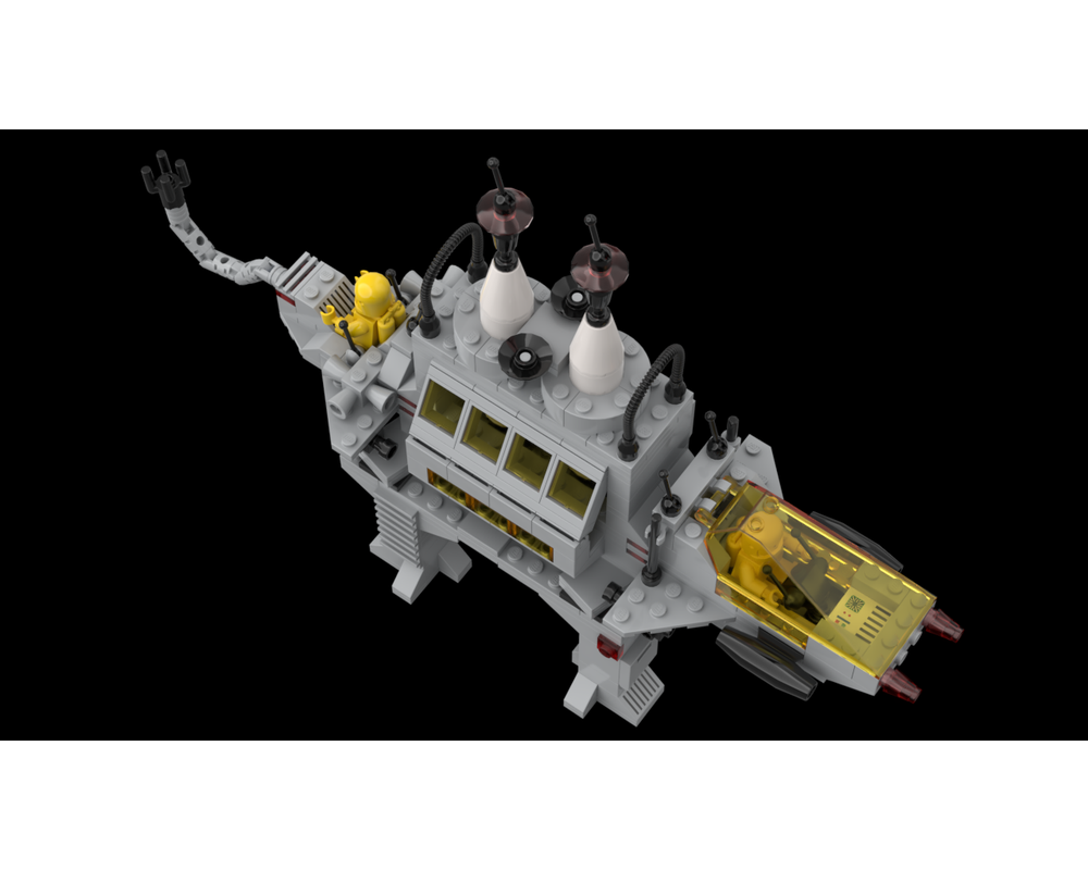 LEGO MOC Classic Space Reimagined: Alien Moon Stalker 6940 by watson ...
