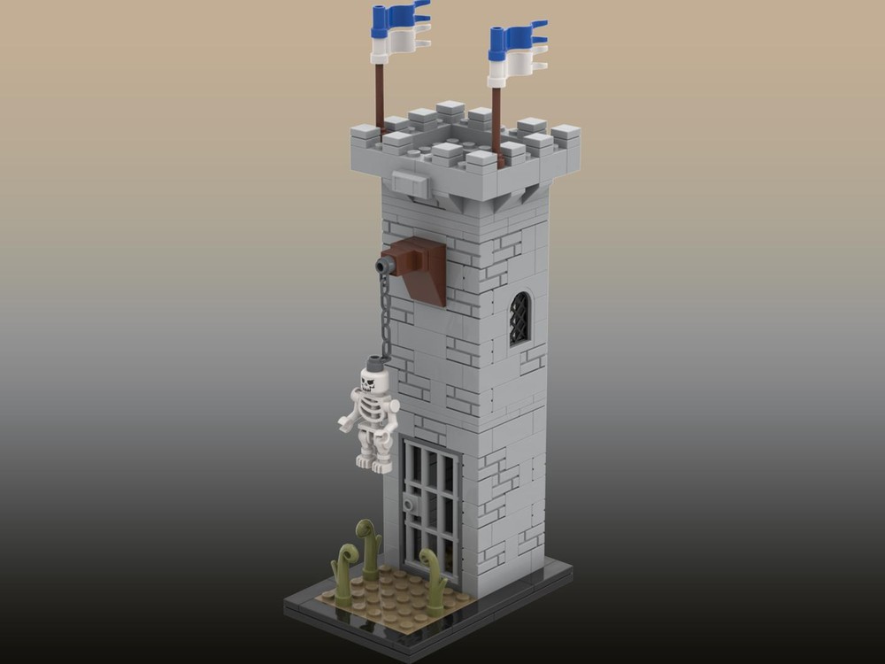 LEGO MOC Medieval prison tower by LucSoleBricks | Rebrickable - Build ...
