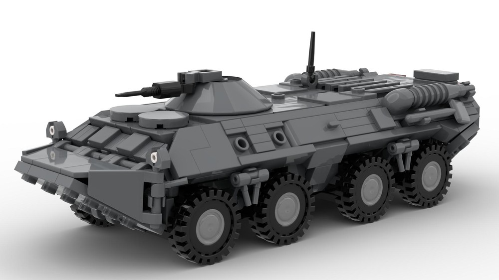 LEGO MOC Lego BTR-80 (1:45 scale) by Tiger_1_3_1 | Rebrickable - Build ...