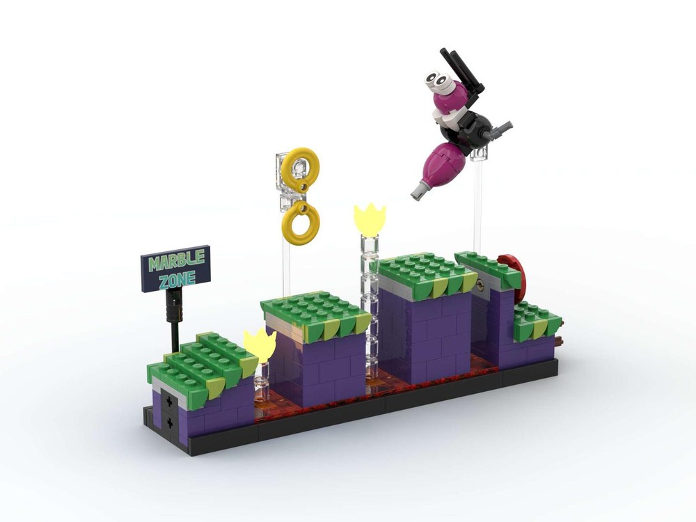 LEGO MOC Sonic the Hedgehog Marble Zone by @LegoRedders | Rebrickable ...