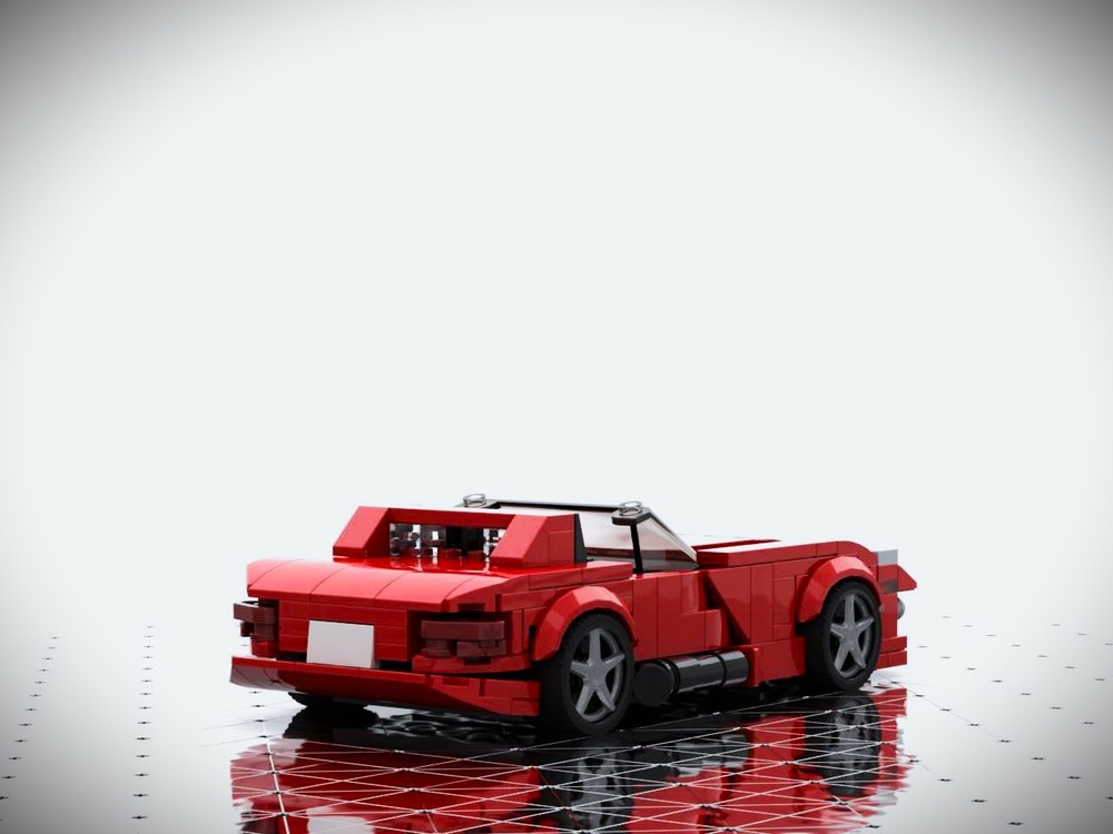 Lego Moc Dodge Viper Rt10 1992 By Sweeng Rebrickable Build With Lego