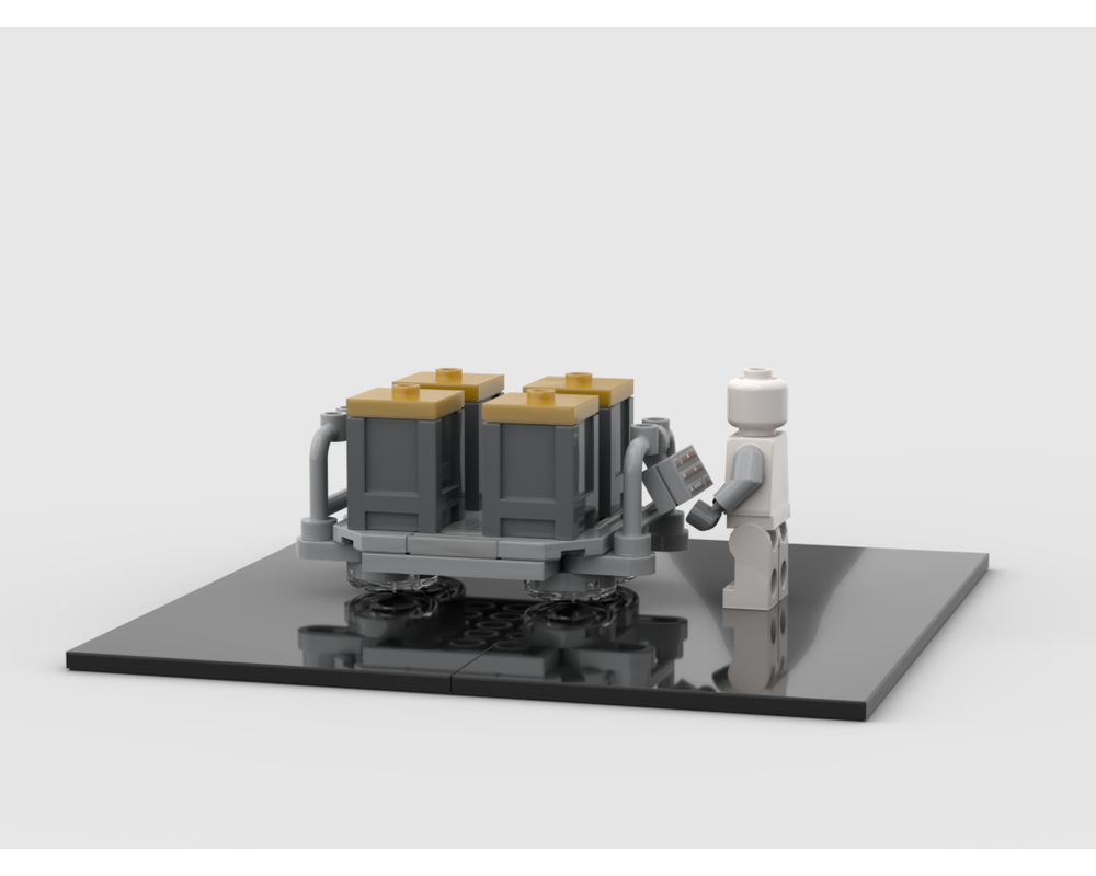 Lego Moc Сargo Platform By Fantasts Rebrickable Build With Lego