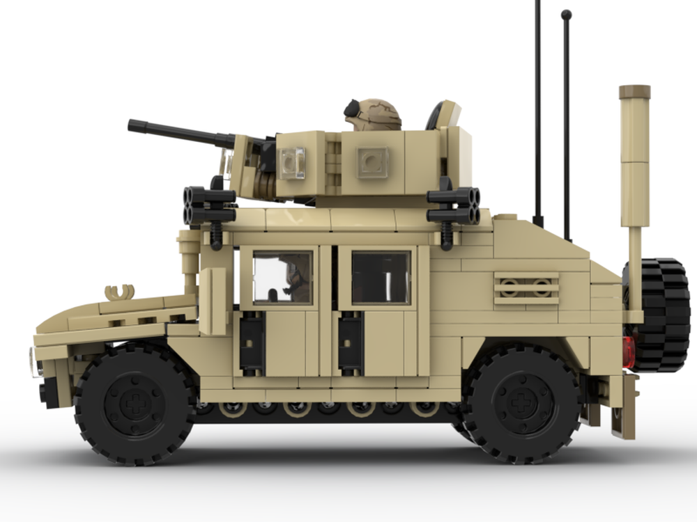 Lego Moc Hmmwv M1114 By Gunsofbrickston Rebrickable Build With Lego