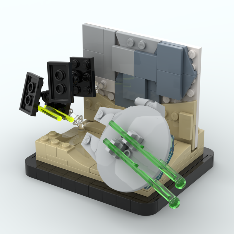 LEGO MOC Micro Ambush Diorama by hg_moc | Rebrickable - Build with LEGO