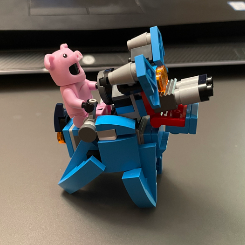 LEGO MOC blue moto-pig by eric_nunya | Rebrickable - Build with LEGO