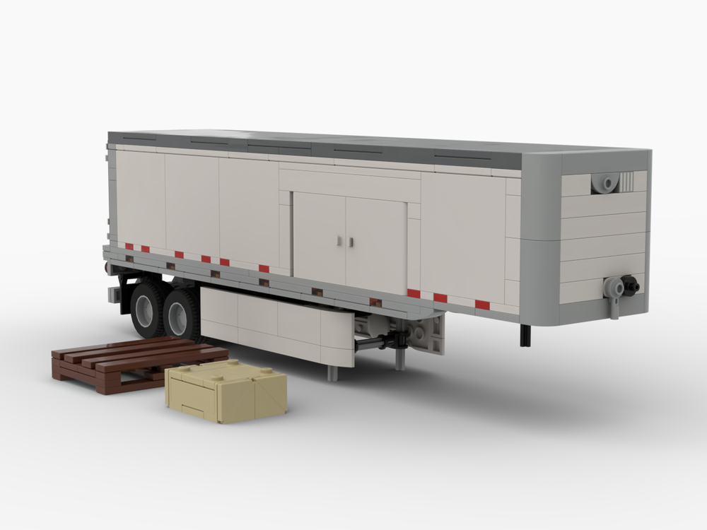 LEGO MOC Box Trailer v2 by owstin | Rebrickable - Build with LEGO