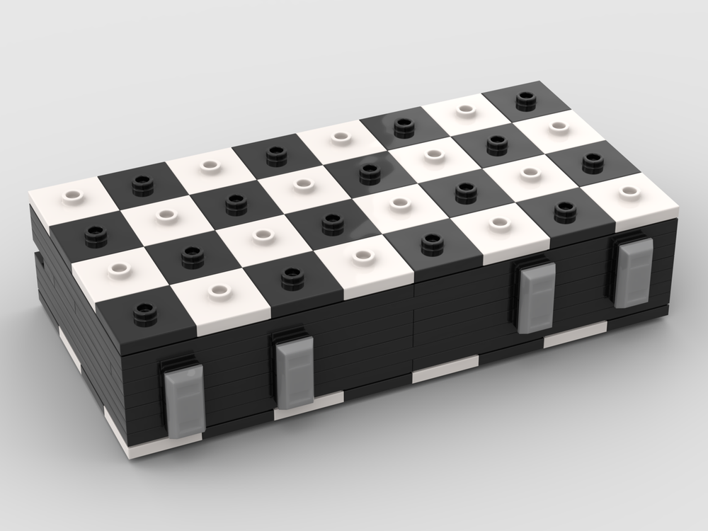 Lego Moc Travel Chess Set By Gobboleone Rebrickable Build With Lego