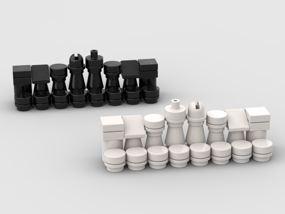 LEGO MOC Pocket Chess Set by Gobboleone | Rebrickable - Build with LEGO