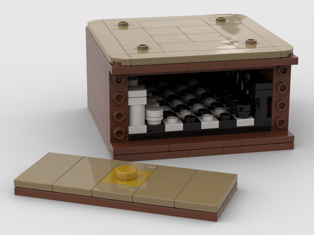 Lego Moc Pocket Chess Set By Gobboleone Rebrickable Build With Lego