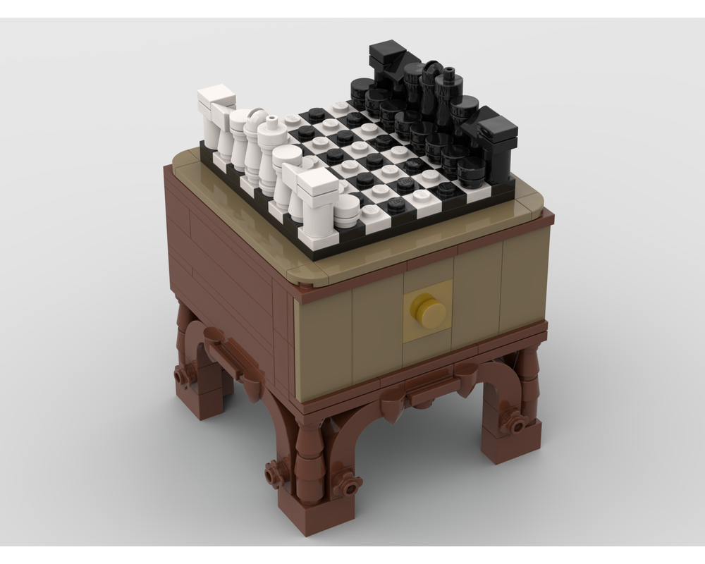 Lego Moc Pocket Chess Set By Gobboleone Rebrickable Build With Lego