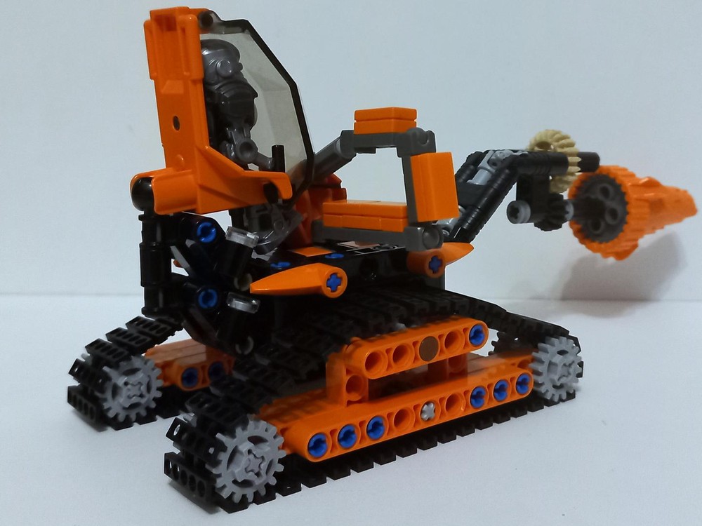 Lego Moc All Terrain Vehicle With A Drill Вездеход с буром By Ltfk