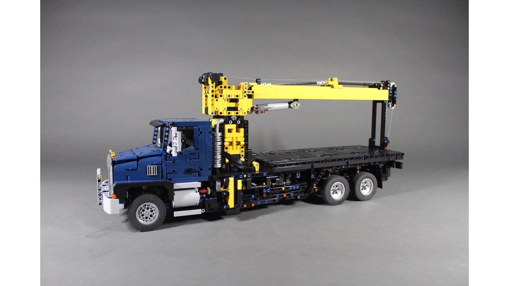 LEGO MOC Mack Granite Boom Truck by JLiu15 | Rebrickable - Build with LEGO