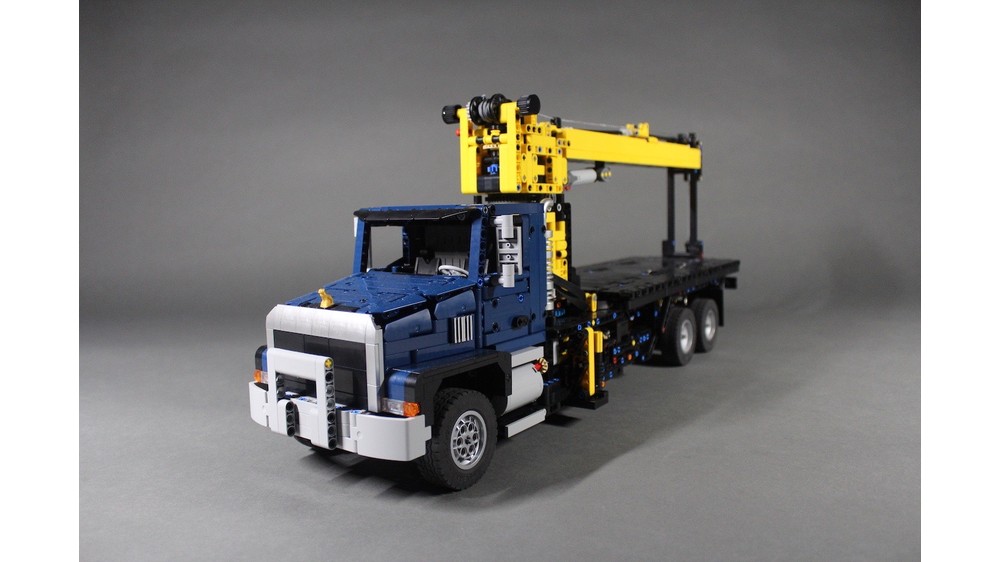LEGO MOC Mack Granite Boom Truck by JLiu15 | Rebrickable - Build with LEGO