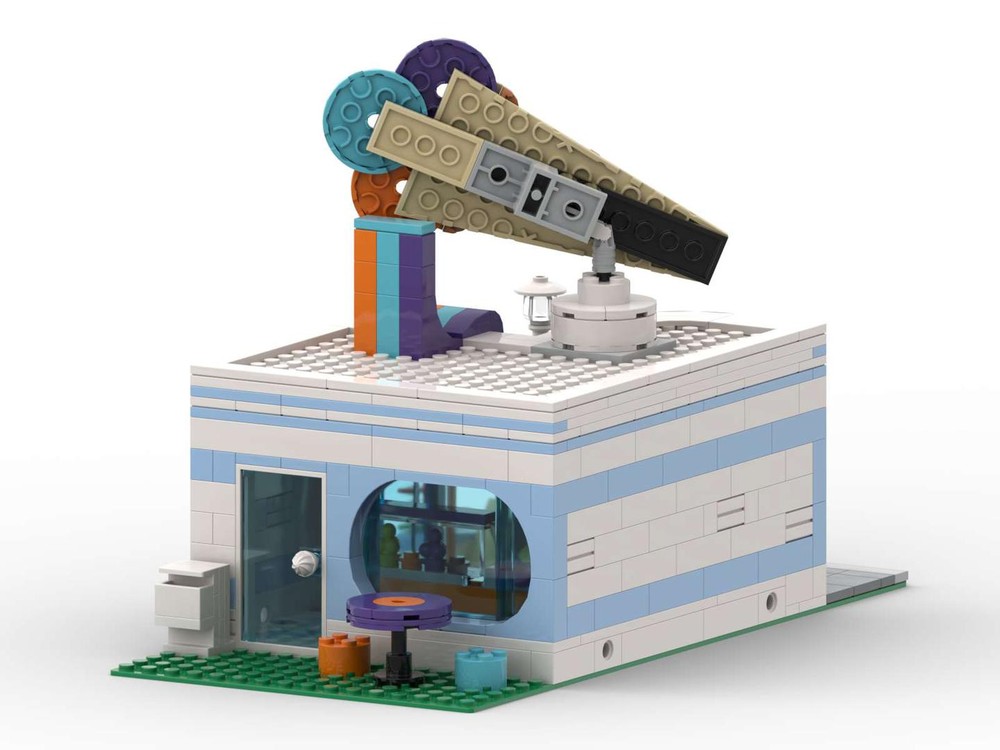 Lego Moc 60363 Ice Cream Shop By Patbrickx Rebrickable Build With Lego