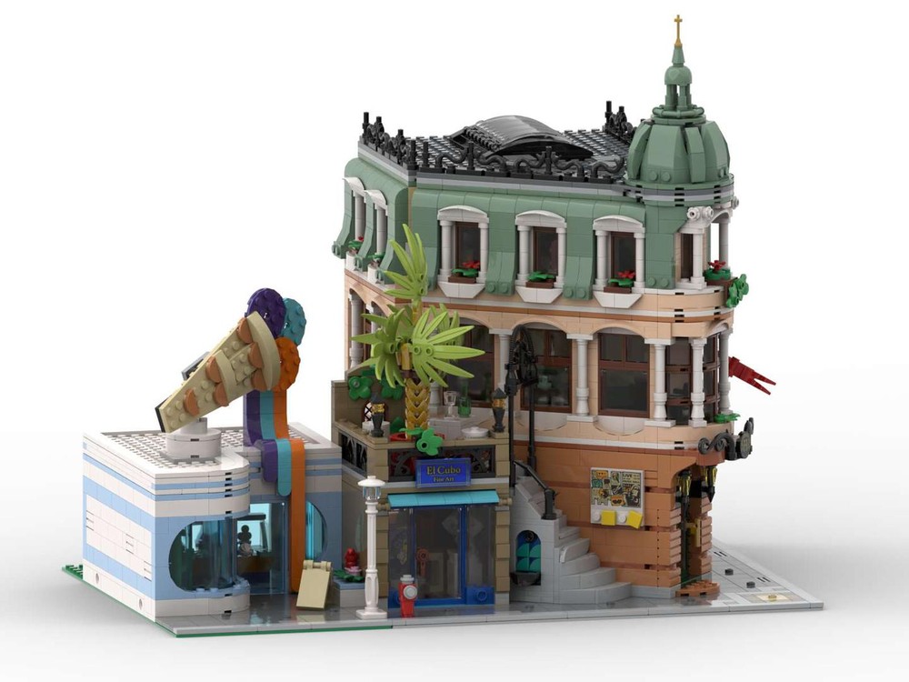 Lego Moc 60363 Ice Cream Shop By Patbrickx Rebrickable Build With Lego