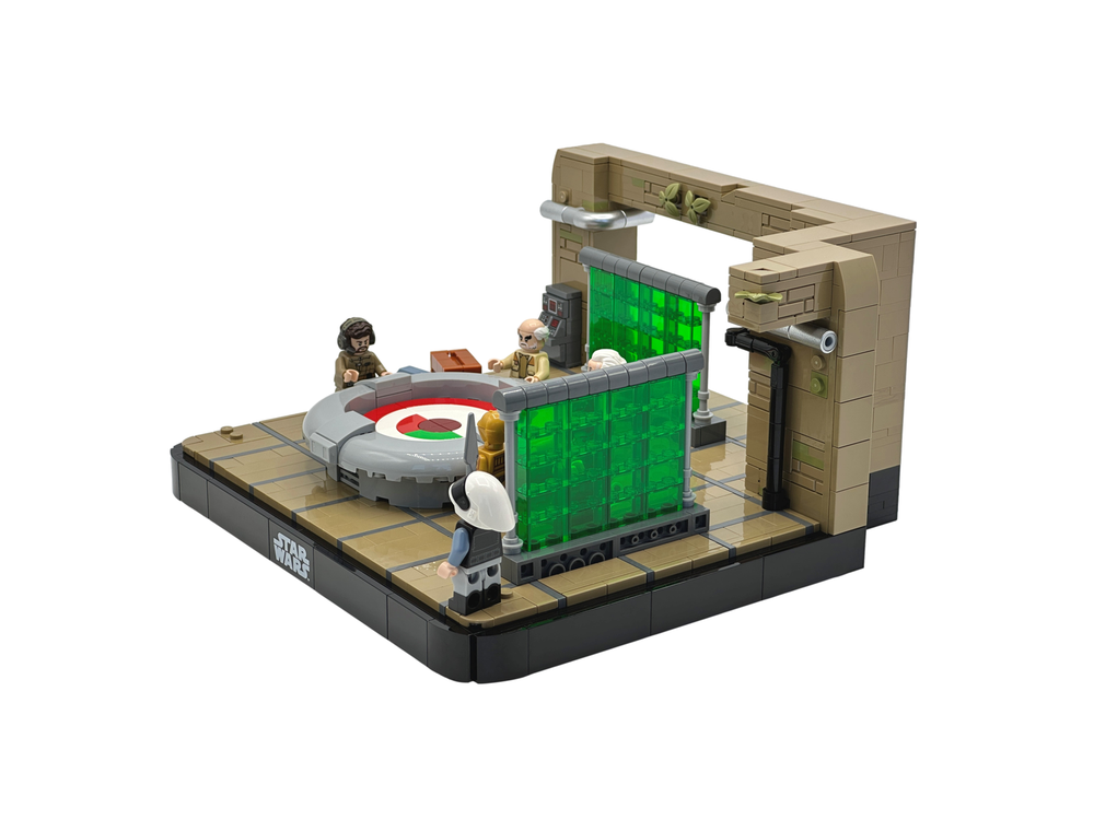 LEGO MOC Yavin IV Rebel Base Strategy Center Diorama MOC by ...