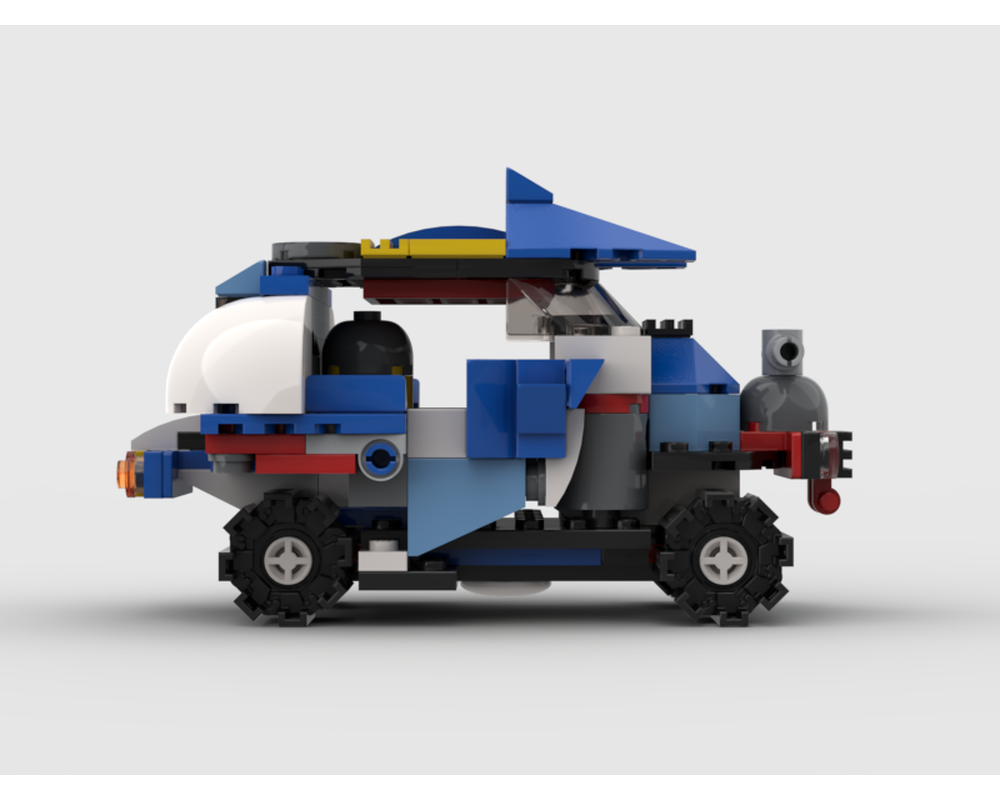 Lego Moc All Terrain Tracked Vehicle Attv By V1nc1n1 Rebrickable