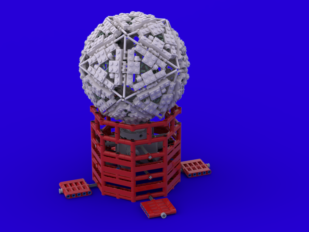 LEGO MOC Ground based radome - based off the Troll satellite station by ...