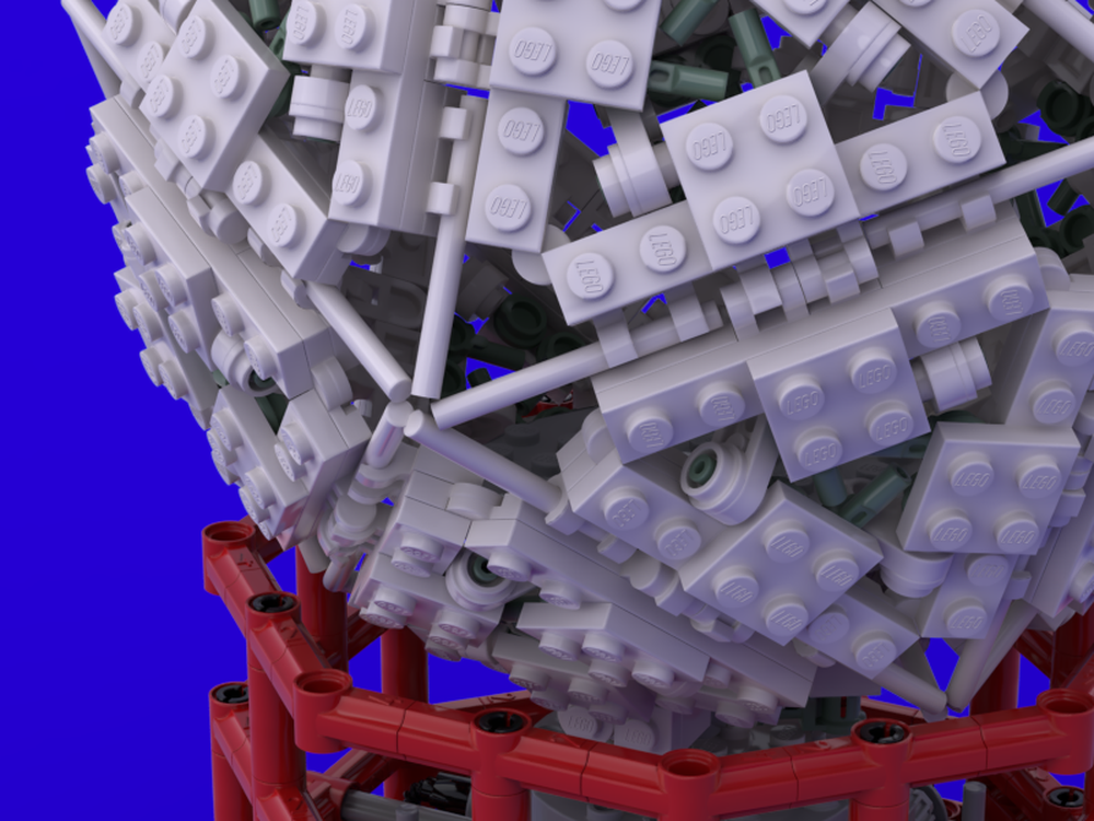 LEGO MOC Ground based radome - based off the Troll satellite station by ...