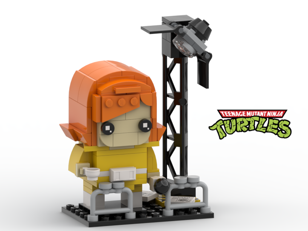LEGO MOC TMNT - April O'Neil - Brickheadz by EdgarGuacs | Rebrickable ...