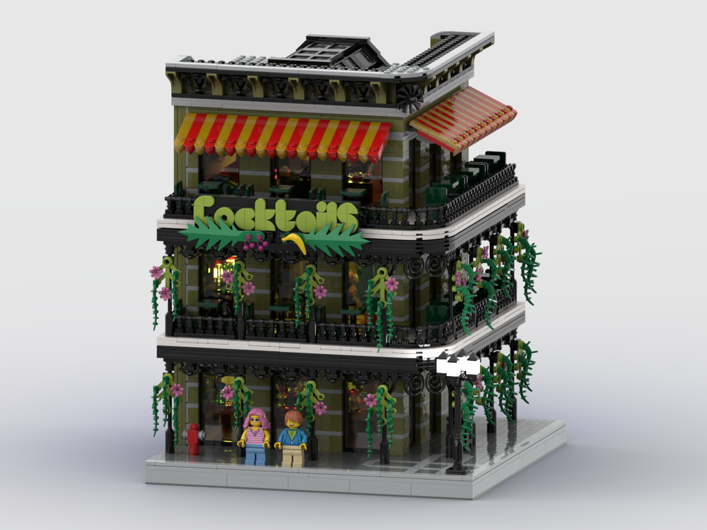 LEGO MOC New Orleans Cocktail Bar by Cvanhulle | Rebrickable - Build ...