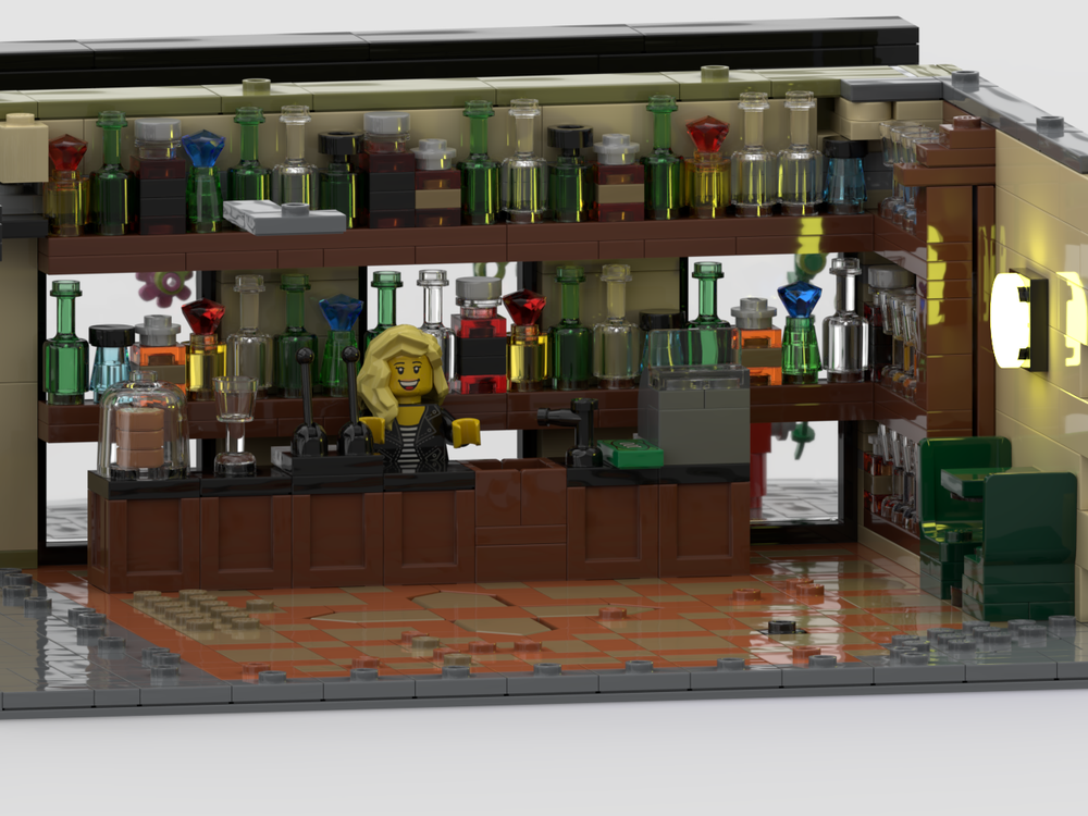 LEGO MOC New Orleans Cocktail Bar by Cvanhulle | Rebrickable - Build ...