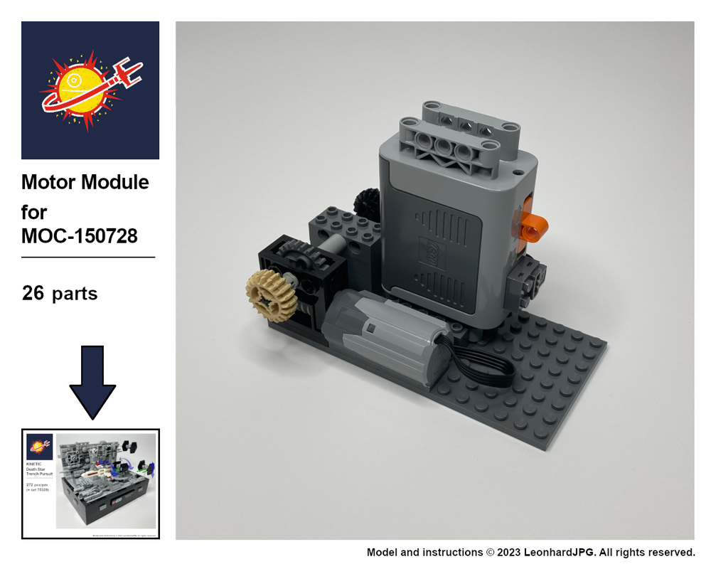 LEGO MOC Motor Module for MOC-150728 by LeonhardJPG | Rebrickable ...
